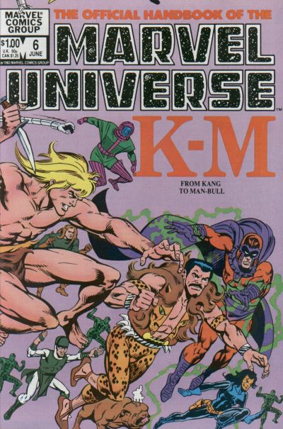 Official Handbook of the Marvel Universe Vol 1 6 - Marvel Comics Database Official Handbook of the Marvel Universe Vol 1 6 - Marvel Comics Database
