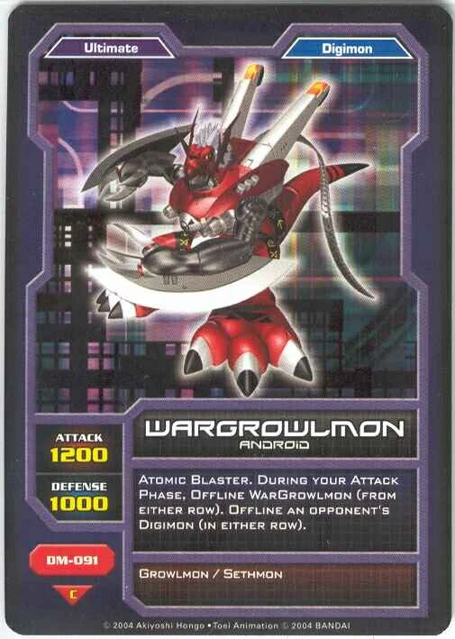 Wargrowlmon Card