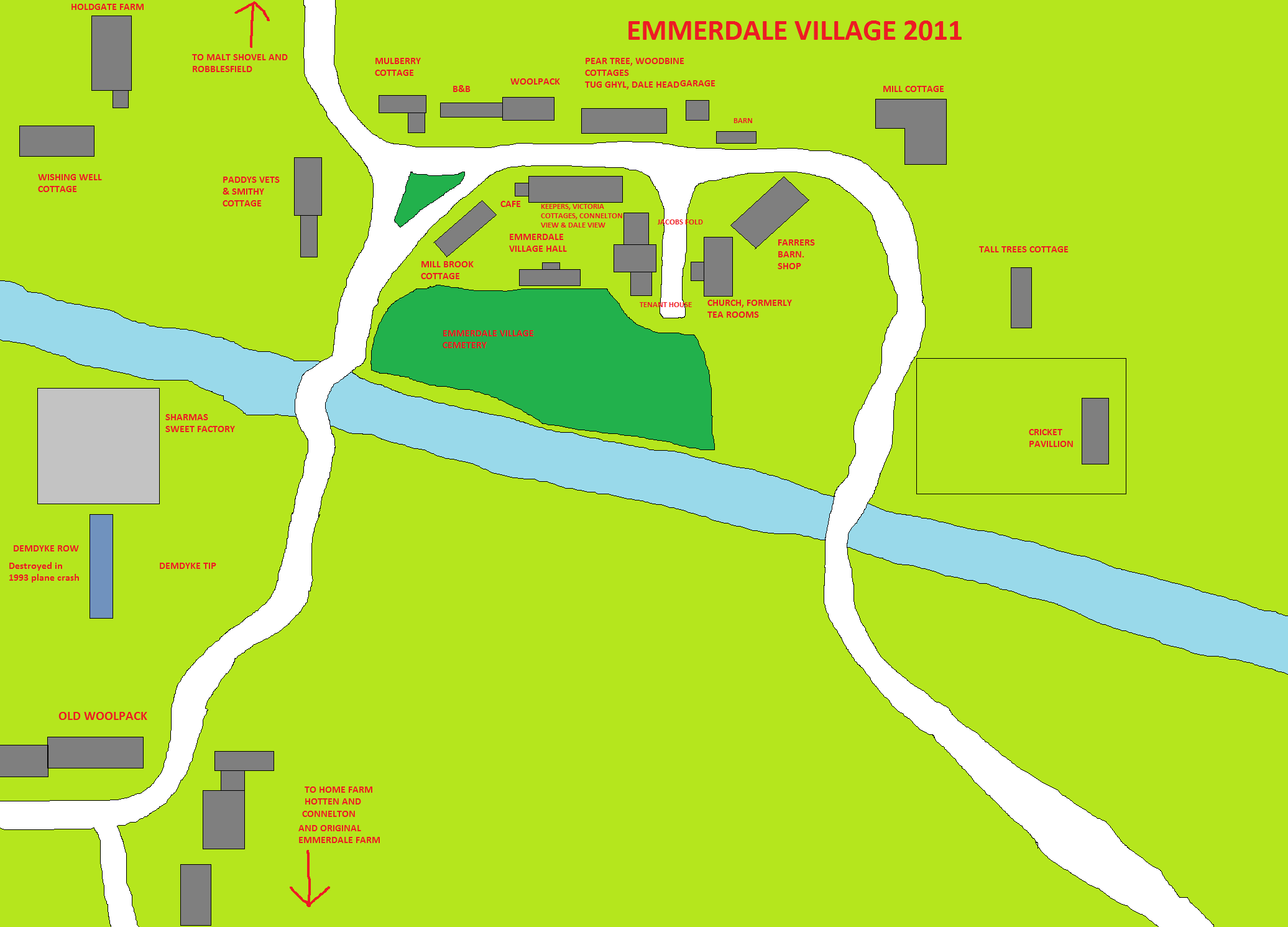 Emmerdale Village Map - Emmerdale Past & Present Wiki Emmerdale Village Map - Emmerdale Past & Present Wiki