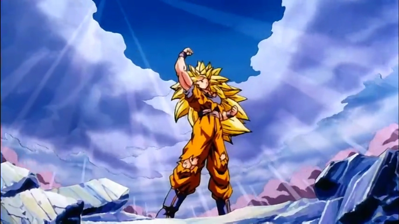 Image - SSJ 3 Goku after Ryu-Ken!.png - Dragon Ball Wiki