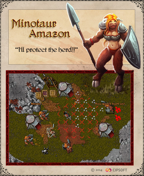 Minotaur Amazon - TibiaWiki - Quests, Items, Spells, and more Minotaur Amazon - TibiaWiki - Quests, Items, Spells, and more