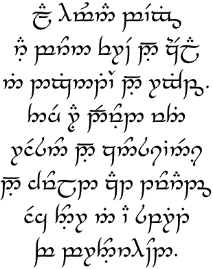 Tengwar - Lord of the Rings Wiki