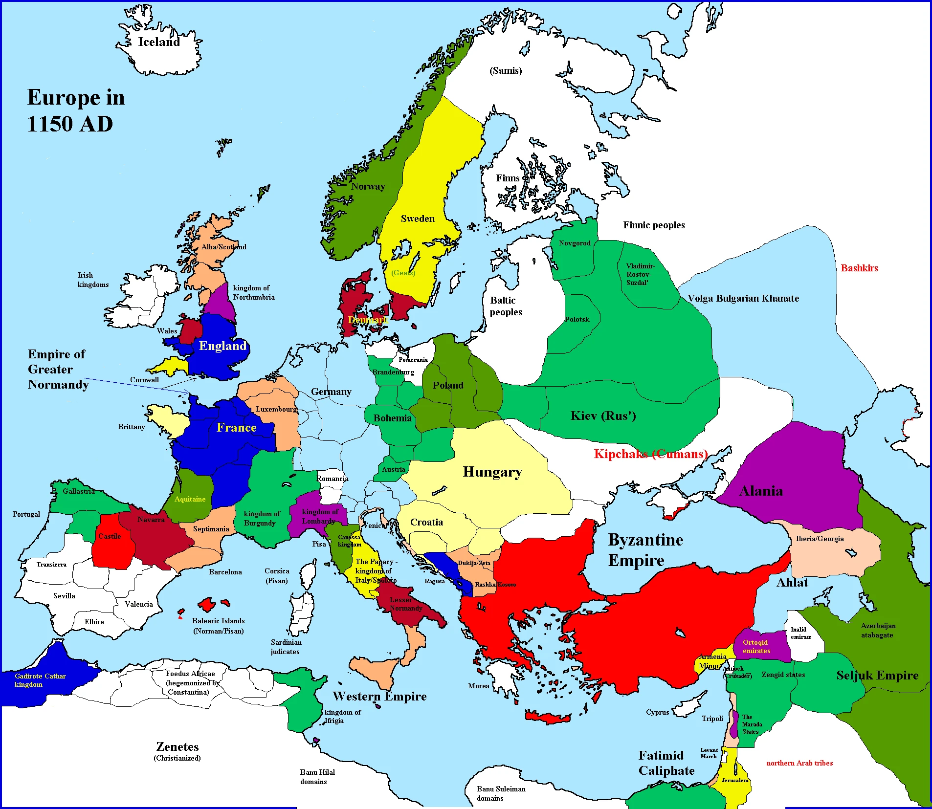 Timeline 1145-1160 (Interference) - Alternative History