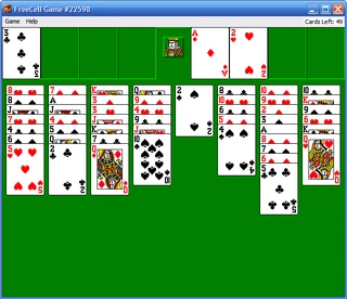 Freecell Card Game Windows Xp Edition Youtube