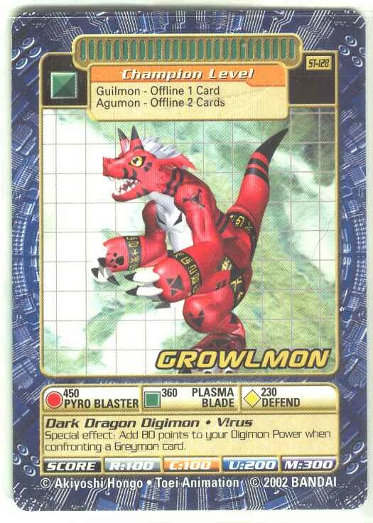 Card:Growlmon - Digimon Wiki: Go on an adventure to tame the frontier ...