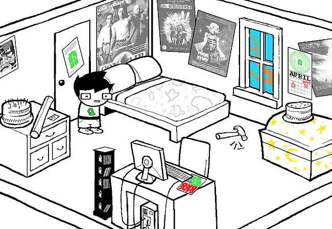 John's room - MS Paint Adventures Wiki - Adventures, characters ...