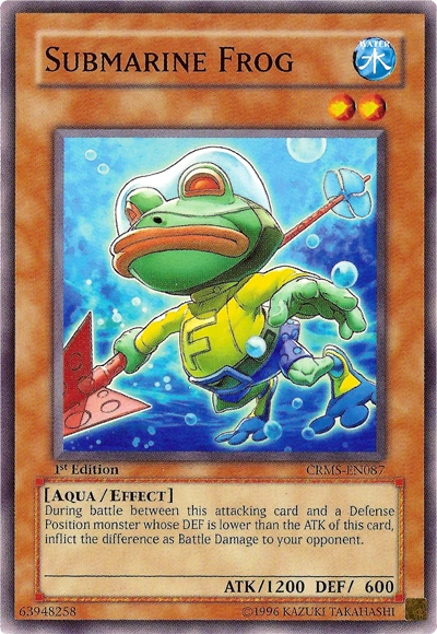 Submarine Frog - Yu-Gi-Oh!
