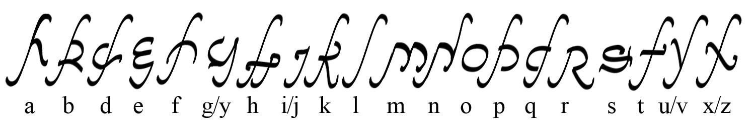 Abecedario elfico - Imagui