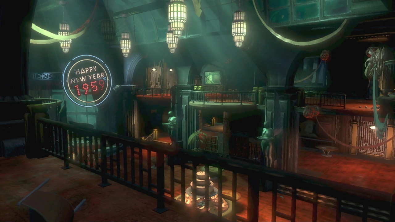 #BioShock2 multiplayer: Kashmir Restaurant #BioShock #Rapture | Lugares
