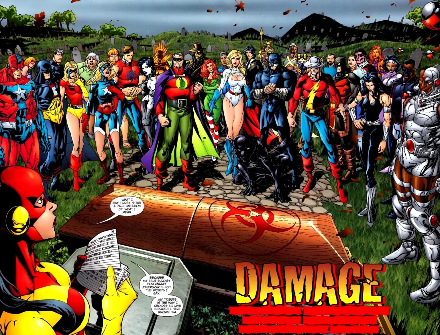 Image - Damage funeral 01.jpg - DC Comics Database