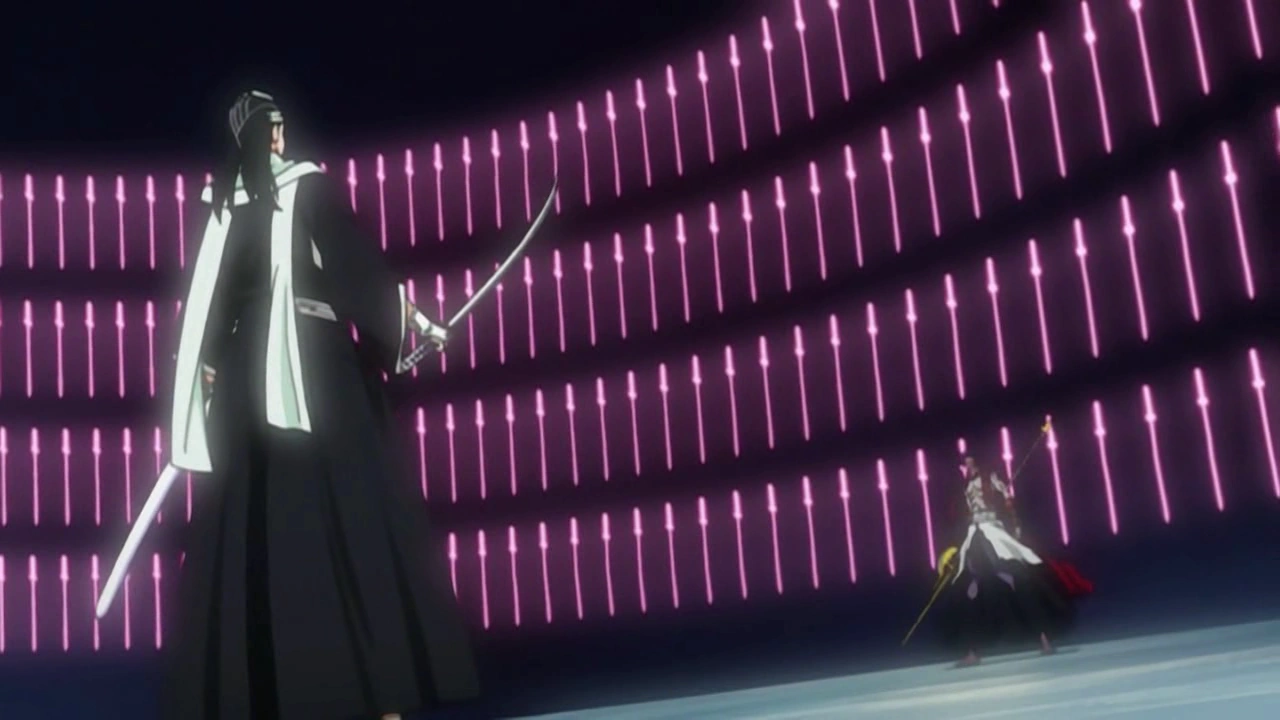 Image - Byakuya And Koga In Senkei.png - Bleach Wiki - Your guide to ...
