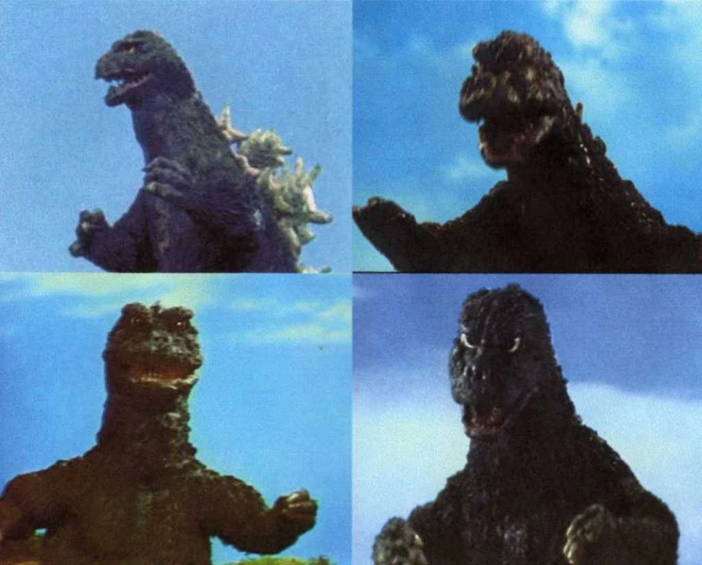 Godzilla Suit Evolution