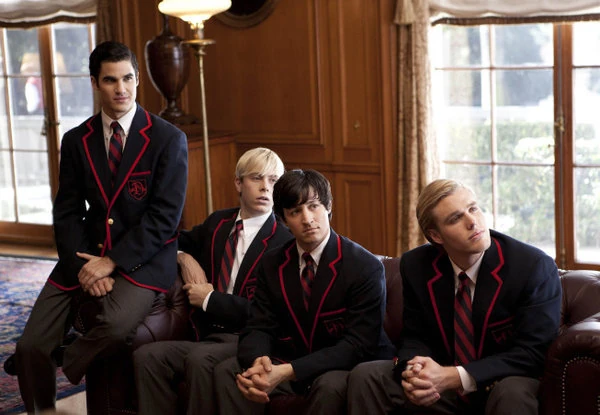 Image - Blaine, Jeff, Nick & Unknown.jpg - Glee Wiki