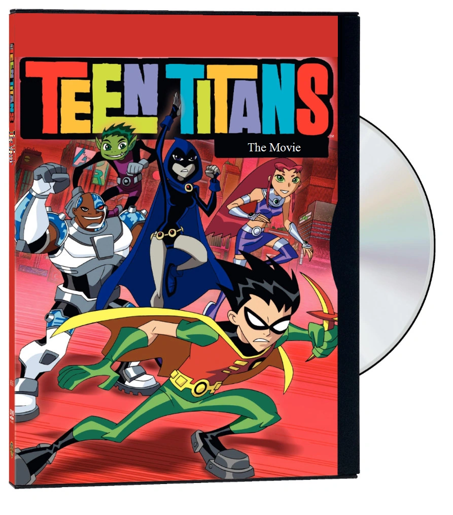 Teen Titans THe Movie DVD Art Cover