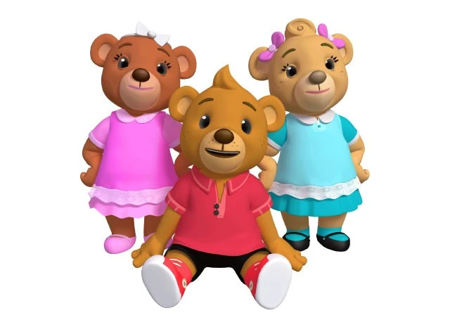 Morgan, Lulu, and Amy - Bananas in Pyjamas Wiki