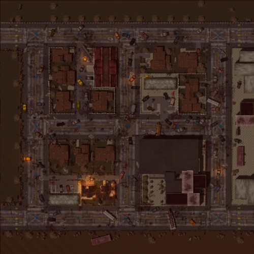 Detailed Mini Map - The Dead Frontier Wiki - Fairview's Knowledge Database