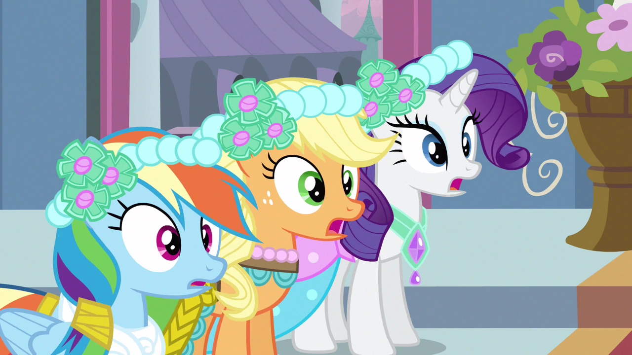 Image - Rarity & Rainbow Dash gasp! S2E26.png - My Little Pony ...
