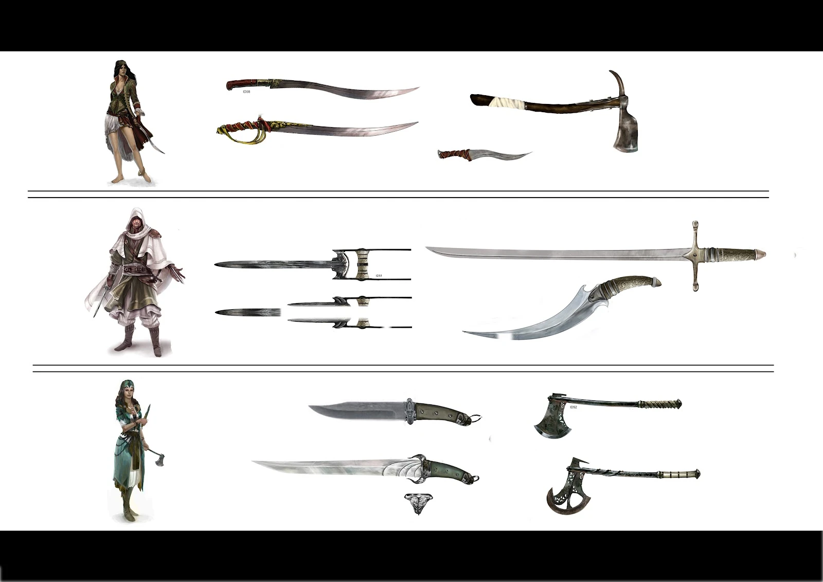 Image - ACR multiplayer weapon designs.jpg - The Assassin's Creed Wiki ...