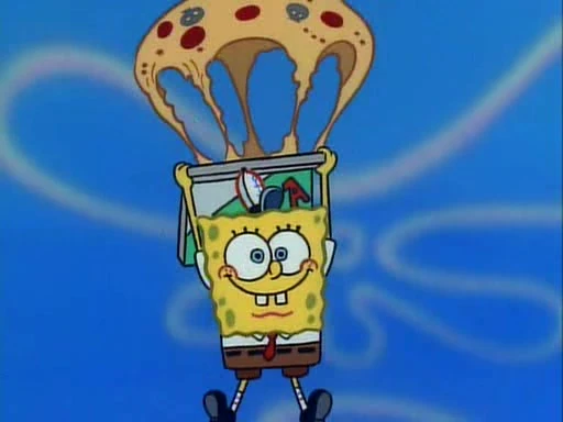 Wallpaper Spongebob Squarepants Pizza