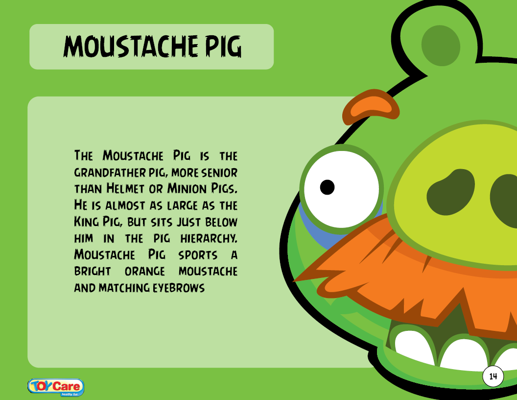Moustache Pig Toy Care