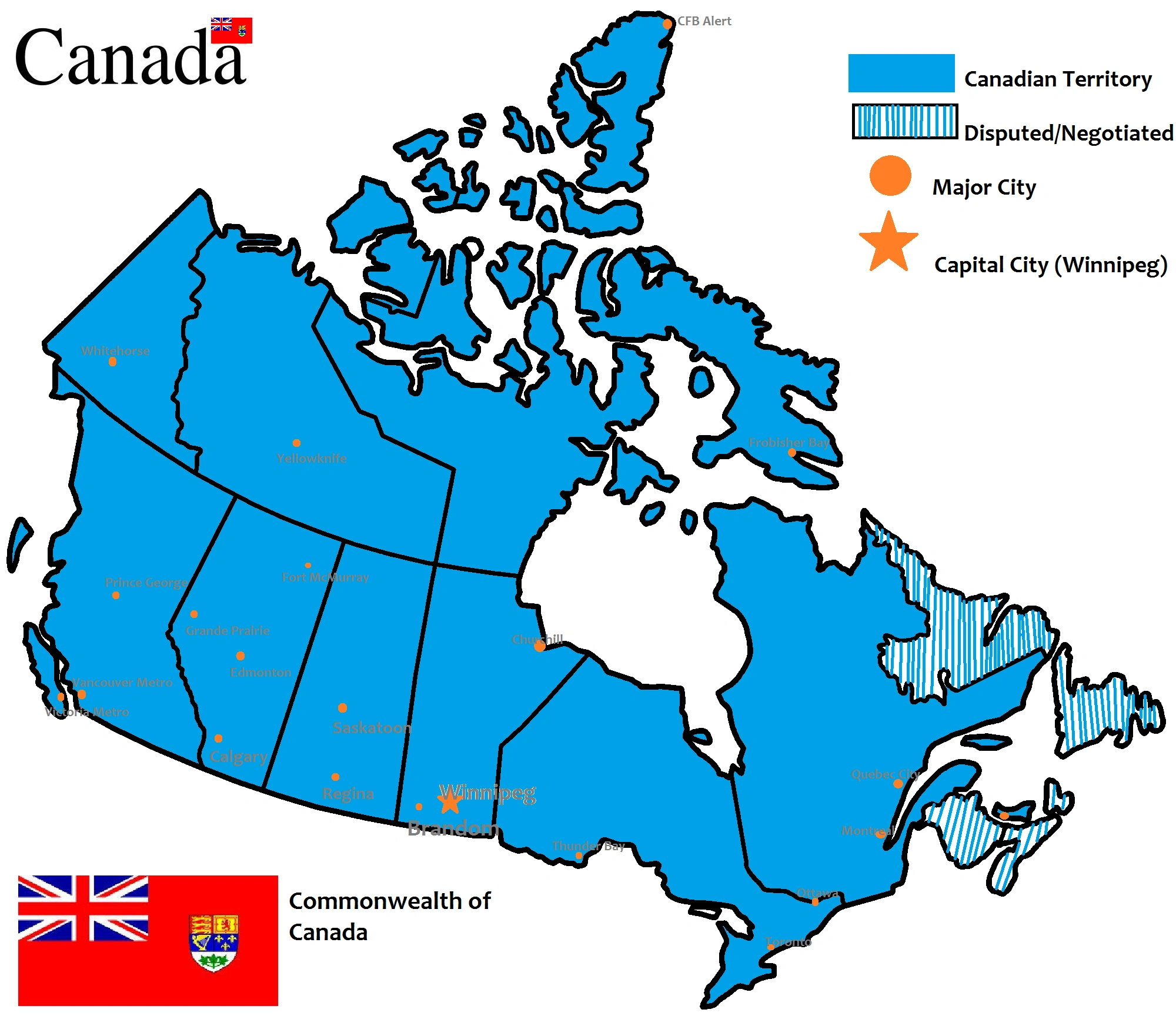 Blank Map Of Canadian Provinces