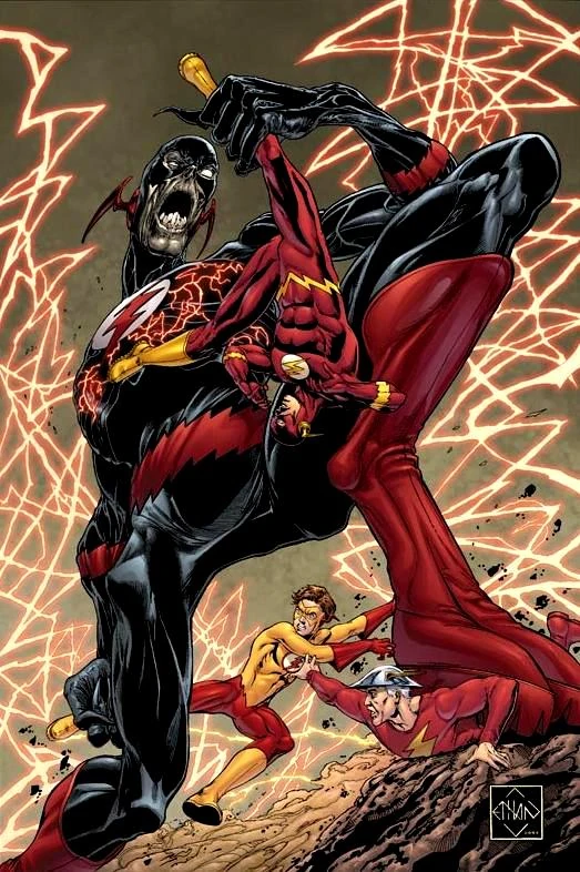 Black_Flash with Barry Allen Flash (With images) | Flash dc comics ...