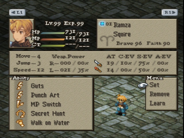 Menu (Tactics) - The Final Fantasy Wiki - 10 years of having more Final ...