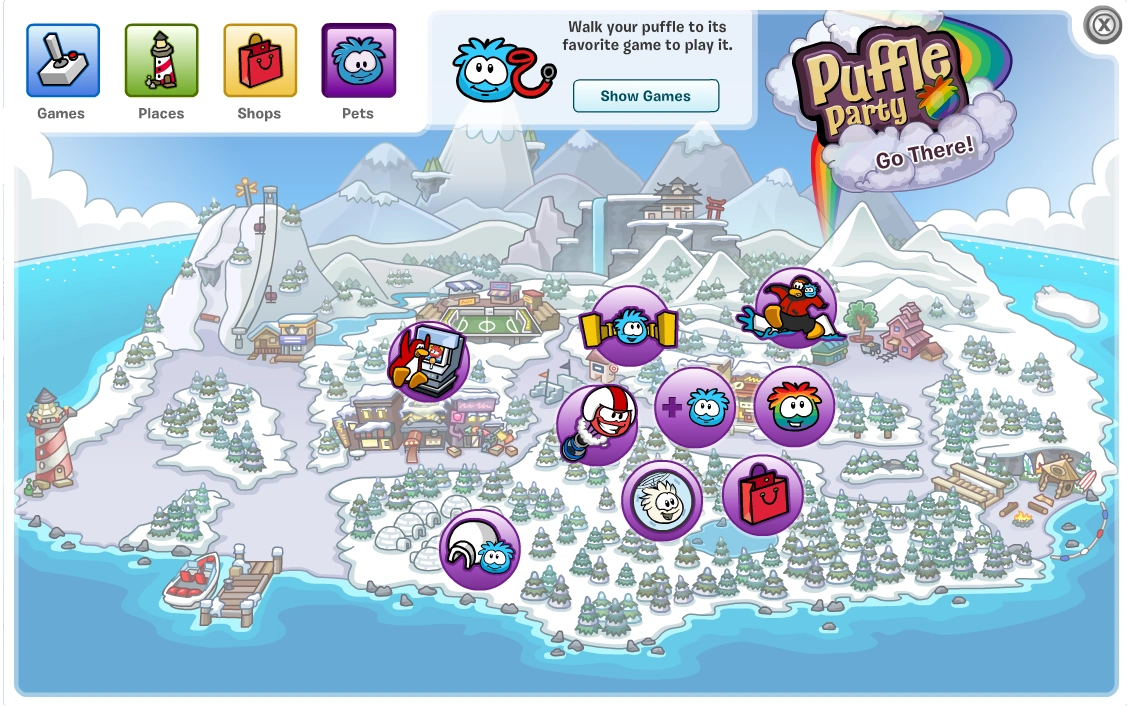 Club Penguin Map : Interactive Maps – SWVML