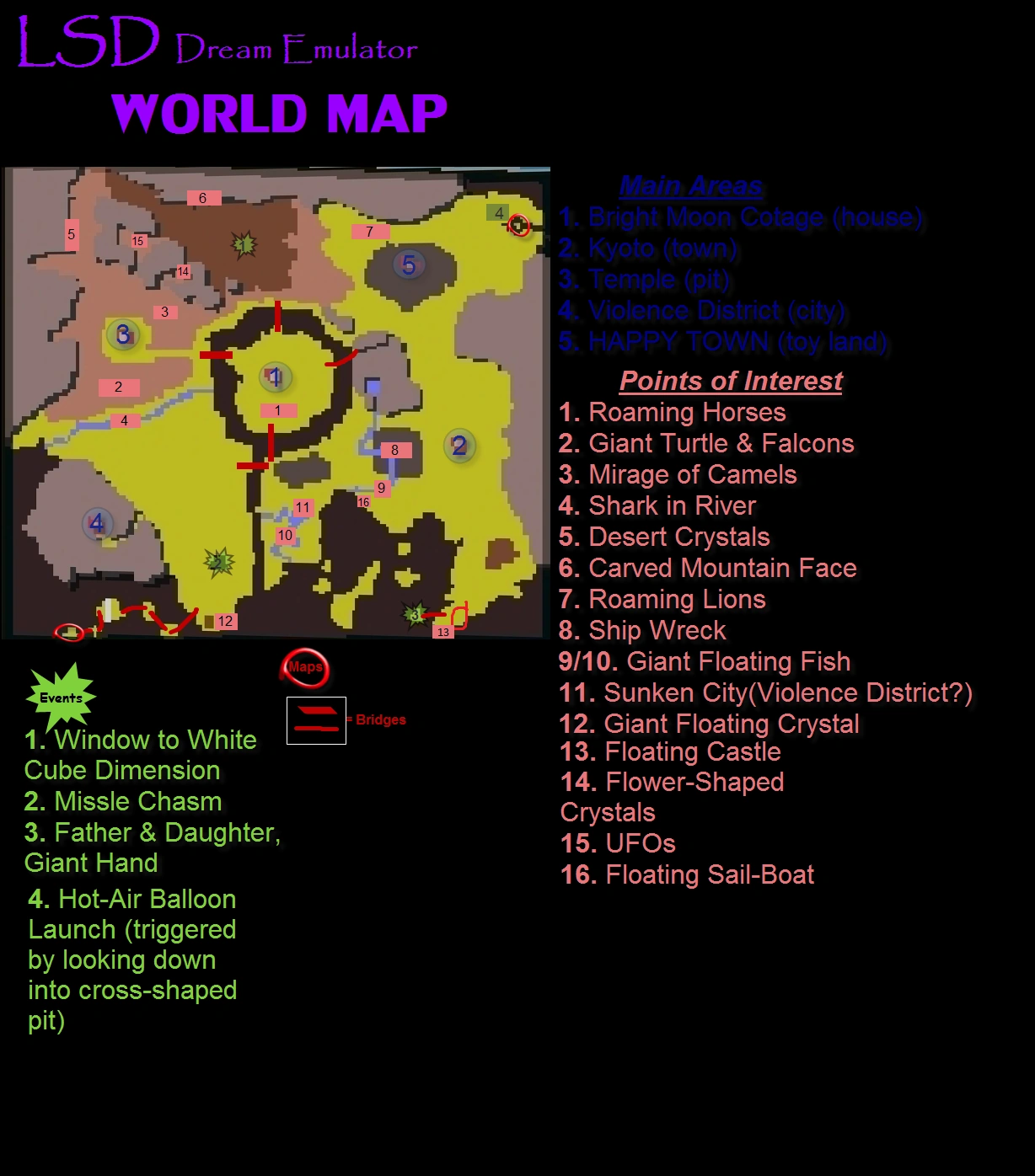 Map - LSD: Dream Emulator Wiki