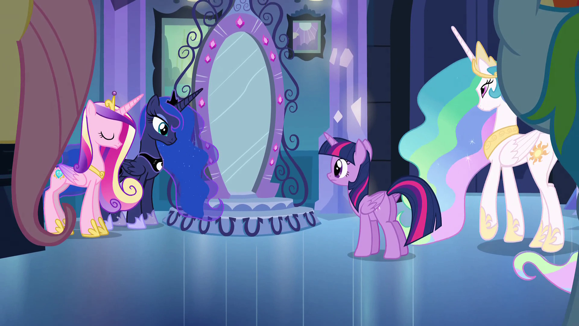 Image - Princess Celestia walking on scene EG.png - My Little Pony ...