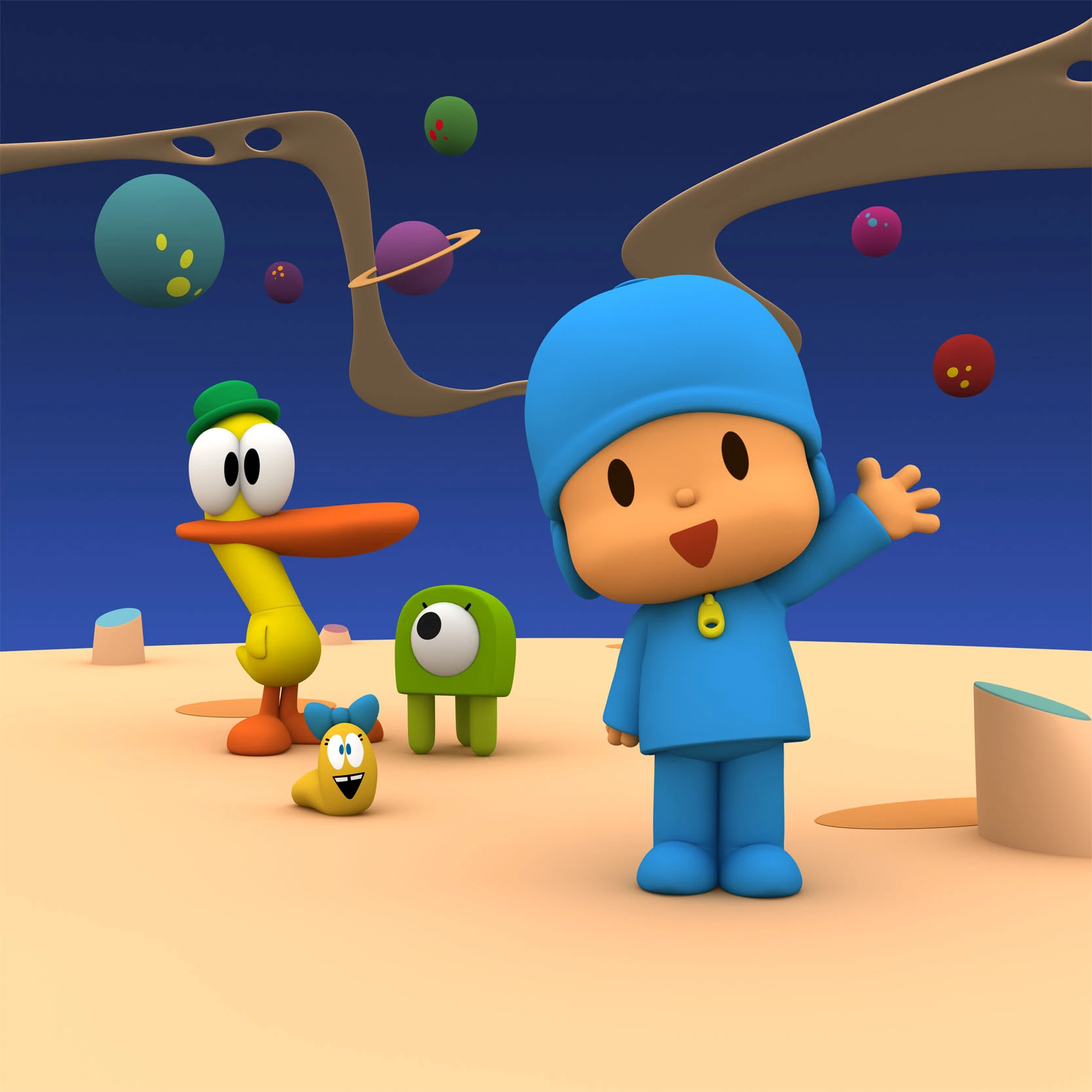 Pocoyo Alien