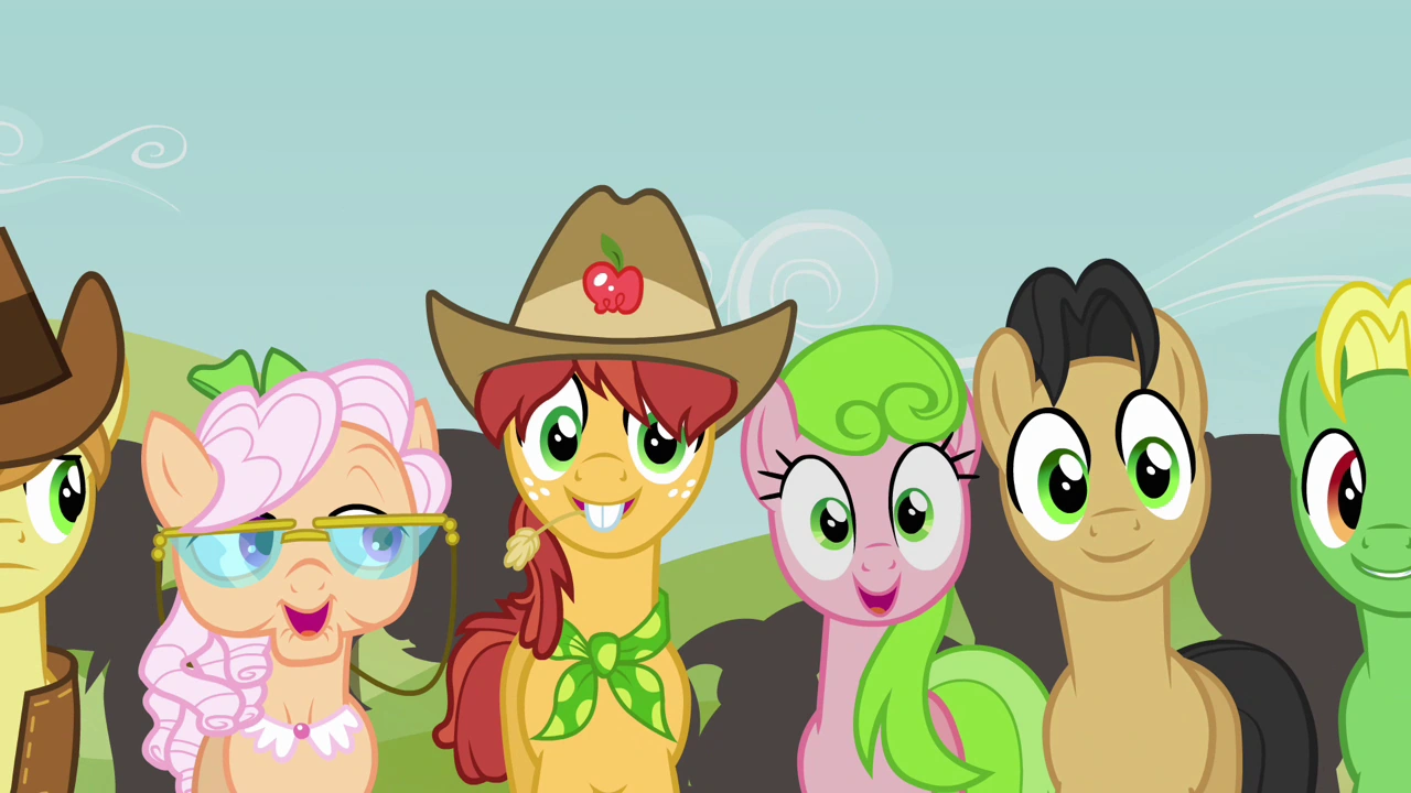 Image - Apple family in Raise This Barn S3E08.png - My Little Pony ...