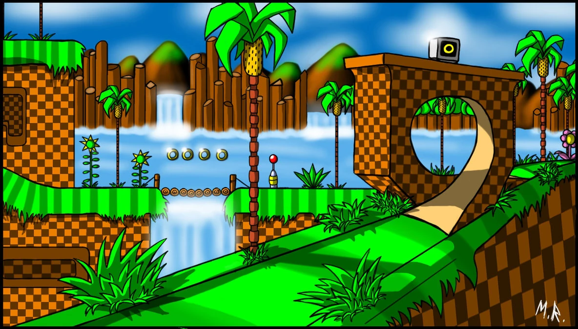 Image - Green hill zone.jpg - Fantendo, the Video Game Fanon Wiki
