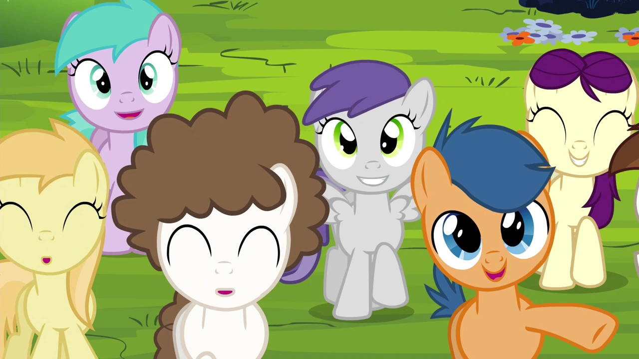 Image - Foals cheering S4E15.png - My Little Pony Friendship is Magic Wiki
