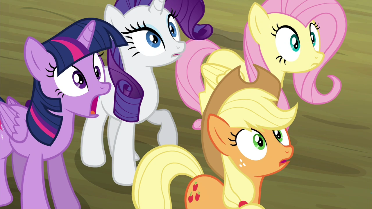 Image - Twilight and friends in shock S4E18.png - My Little Pony ...