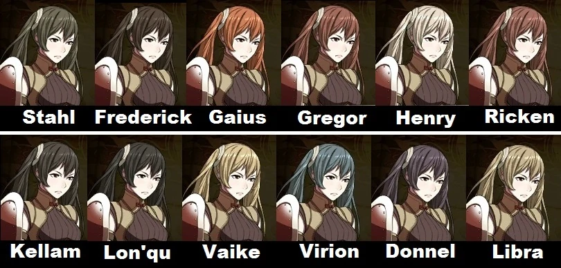 Image - Severa Hair Collage.jpg - The Fire Emblem Wiki - Shadow Dragon ...