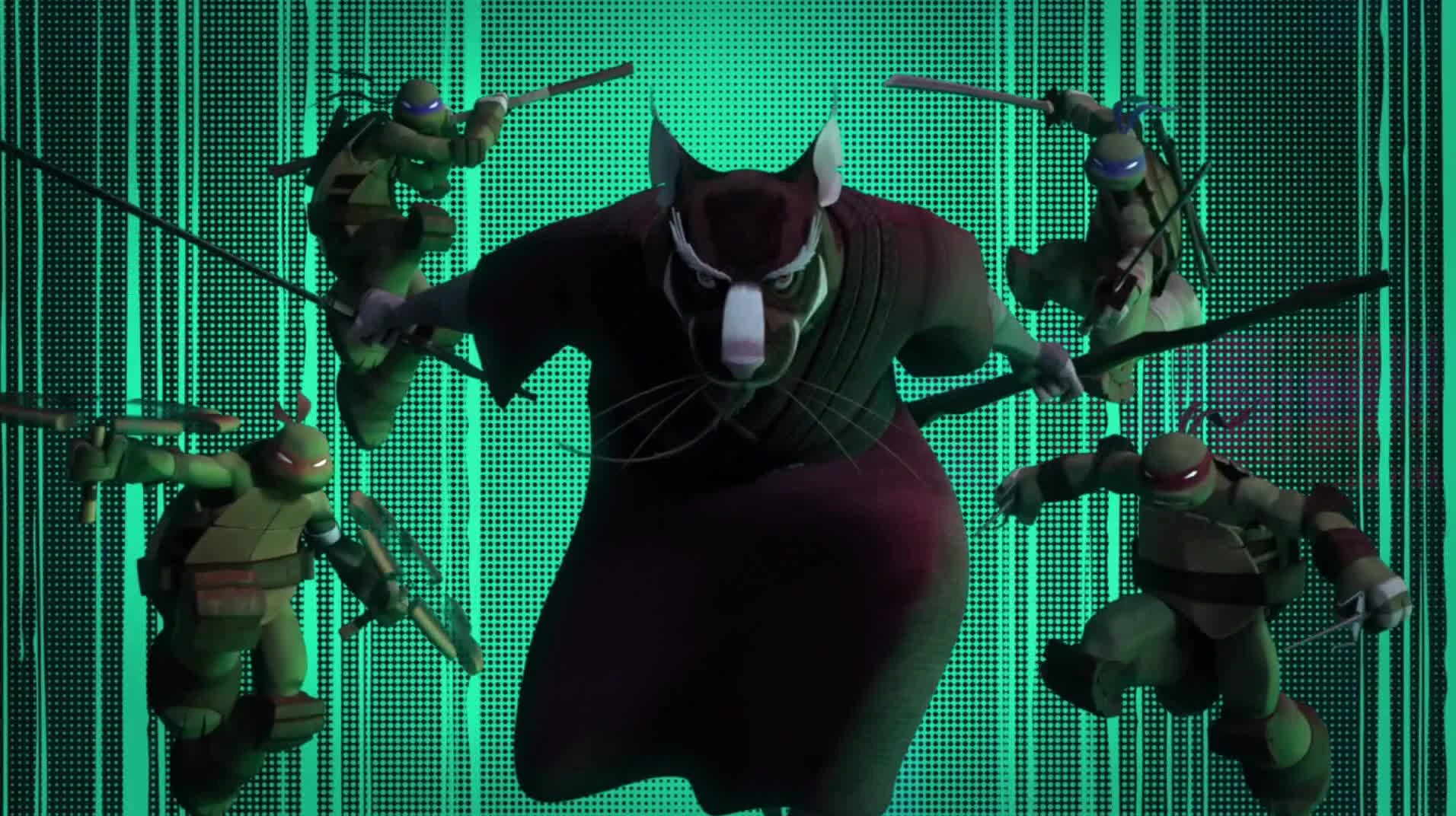 Ninja Turtles Splinter And Shredder