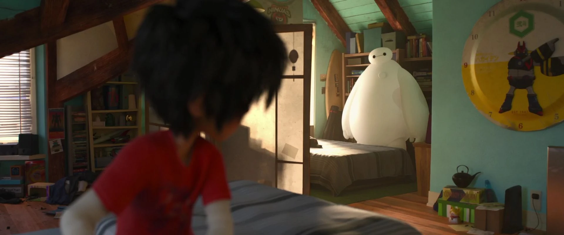Hiro Hamada sees Baymax. Tadashi Hamada, Hiro's older brother may be ...