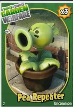 Pea Repeater - Plants vs. Zombies Wiki, the free Plants vs. Zombies ...