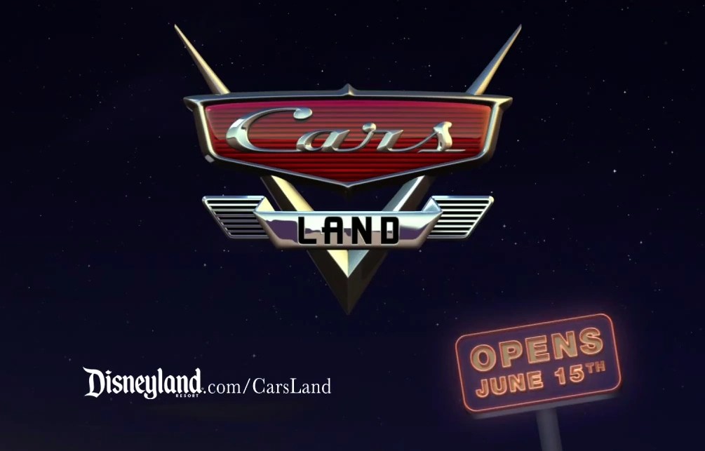 Cars Land Sign