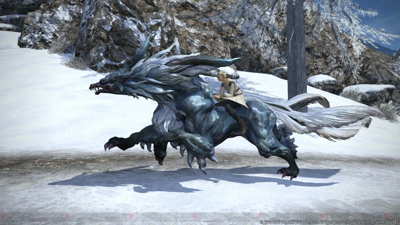 Image - FFXIV Fenrir Mount.png - The Final Fantasy Wiki - 10 years of ...