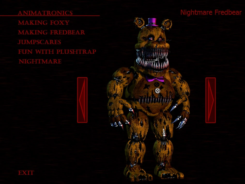 Five nights at freddy's według mnie: Informacje o Nightmare Fredbear